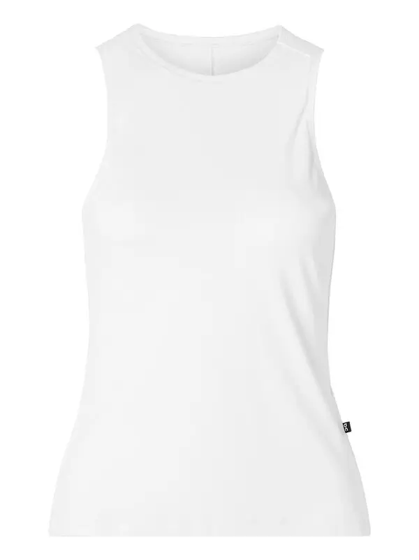 On Studio Stretch Recycled-jersey Tank Top - White