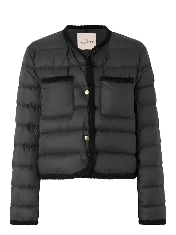 Moncler Gencay Quilted Down Jacket - Black