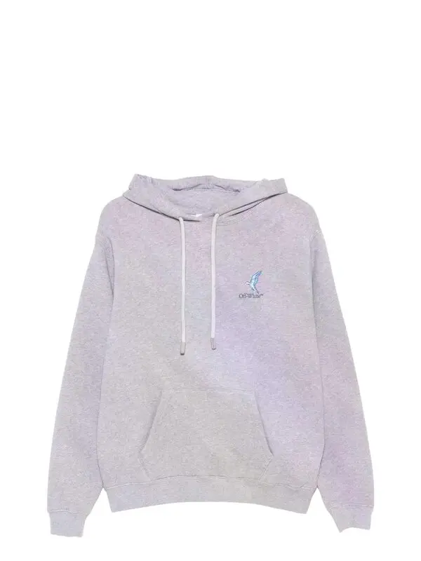 Off-White Fresco Arrow Hoodie - Grey