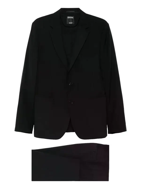 Zegna Wool Suit - Black