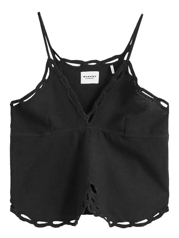 Isabel Marant Tomeki Vest Top - Faded Black