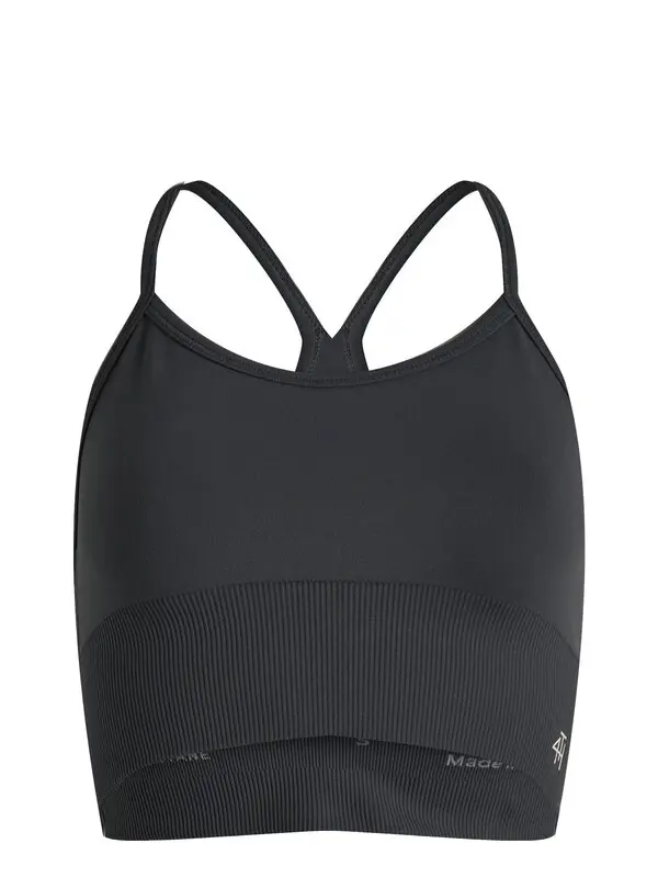 4TH & RECKLESS Jenna Racer Back Sports Bra - Black
