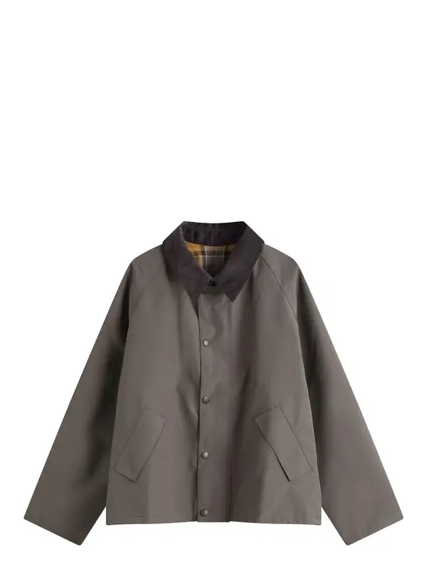 Barbour Os Reversible Transporter Jacket - Ashpalt Grey