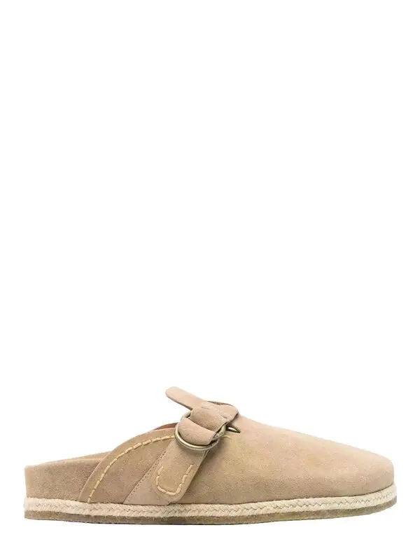 Polo Ralph Lauren Turbach Suede Clogs - Neutrals