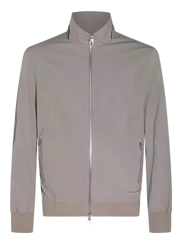 MONTECORE Zip-up Bomber Jacket - Neutrals