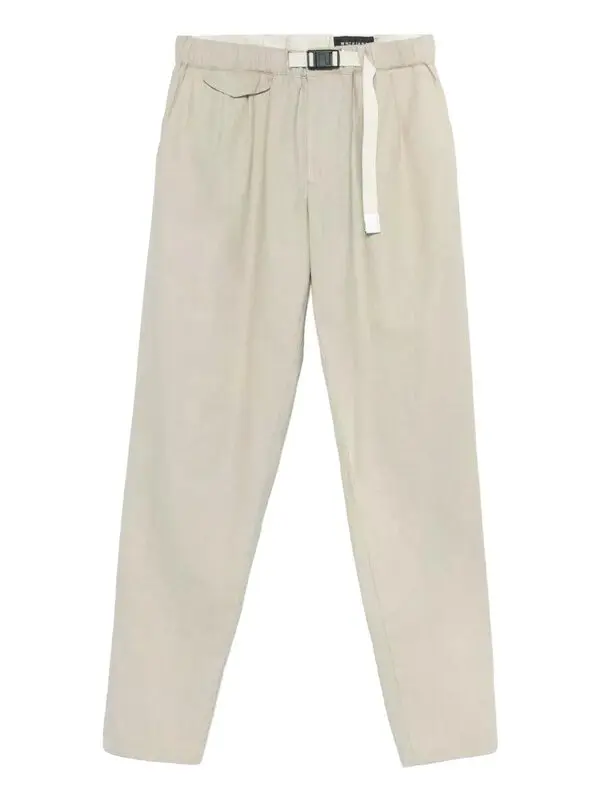 WHITE SAND Tapered Leg Trousers - Neutrals