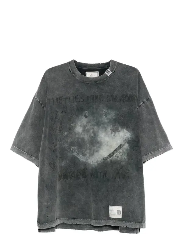 Mihara Yasuhiro Cotton T-shirt - Black