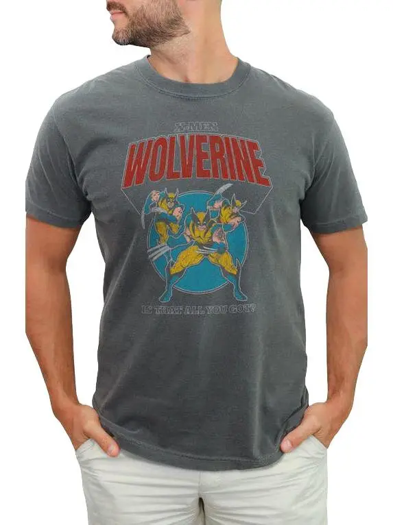 MARVEL: X-MEN '97 Marvel X-men '97 Wolverine Is That All You Got Graphic T-shirt - Pepper