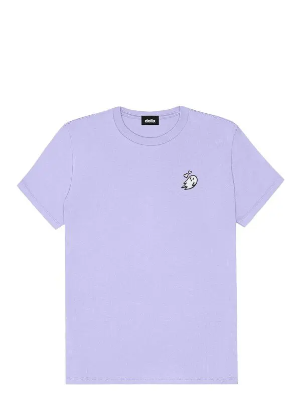 DALIX Heartly Ghost Tee - Dark Lavender