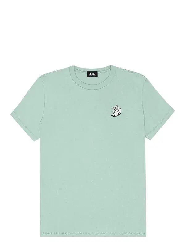 DALIX Heartly Ghost Tee - Dusty Blue