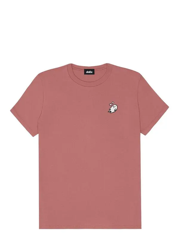 DALIX Heartly Ghost Tee - Mauve