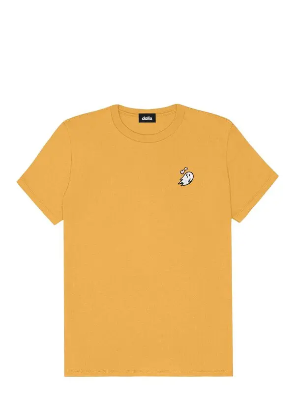 DALIX Heartly Ghost Tee - Mustard