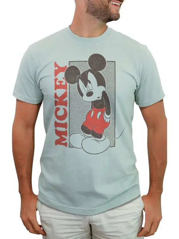 MICKEY & FRIENDS Slouch Poster Short Sleeve Graphic T-shirt - Bay