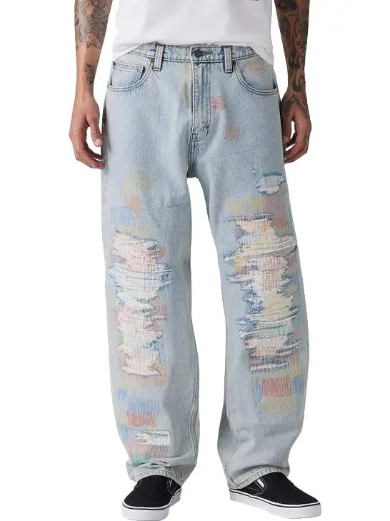 LEVI'S 501® Skateboarding™ Rip & Repair Super Baggy Jeans - Colorfield