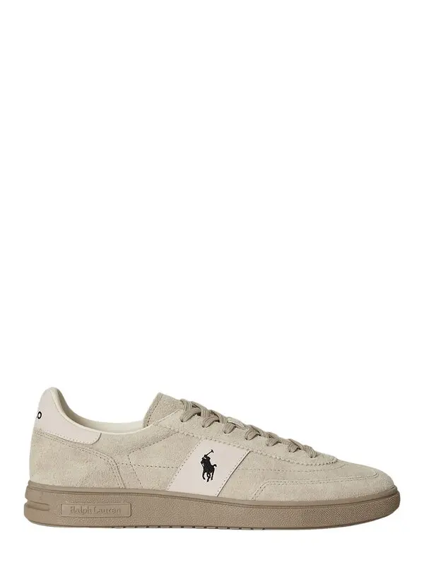 Ralph Lauren Bedford Suede Sneaker - Tonal Milkshake