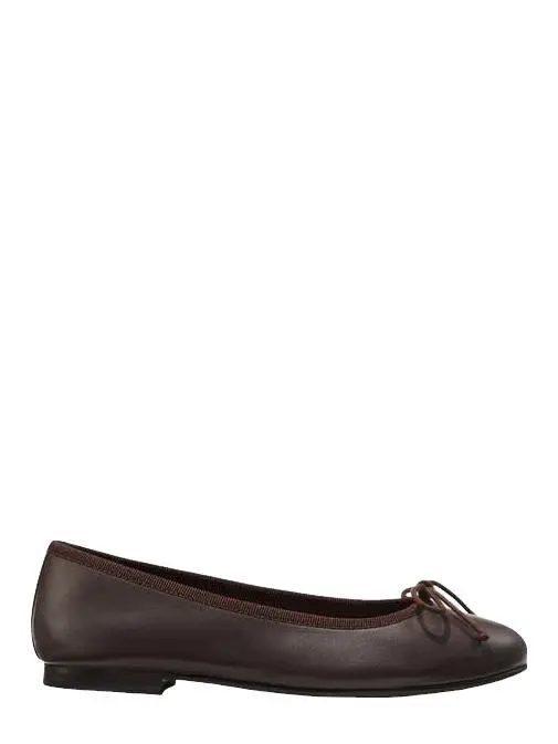 MARGAUX LONNBERG The Demi Flat - Espresso Nappa