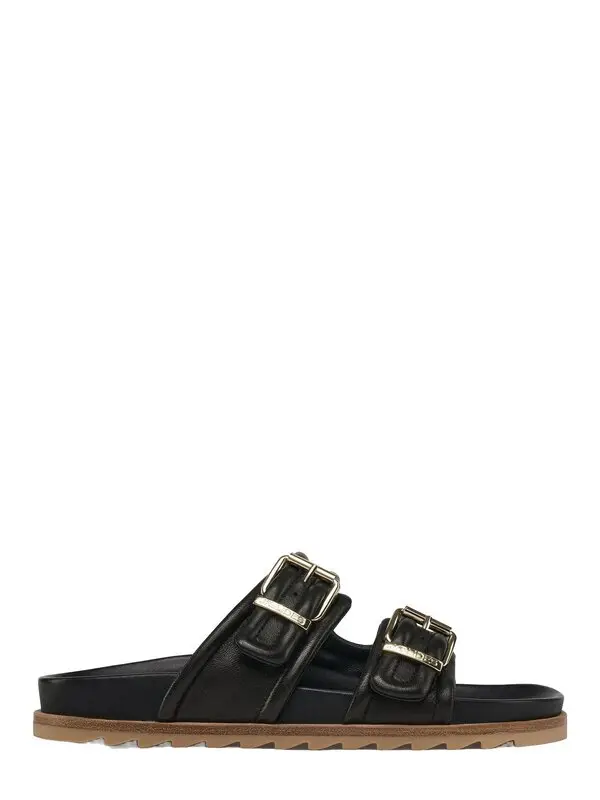 J/SLIDES NYC Roux Sandal By - Black