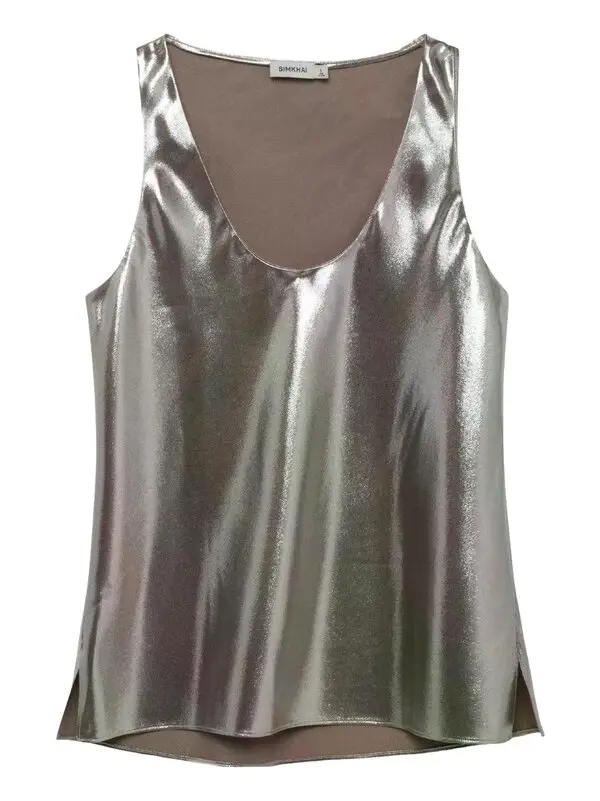 Simkhai Kamari Sleeveless Top - Silver