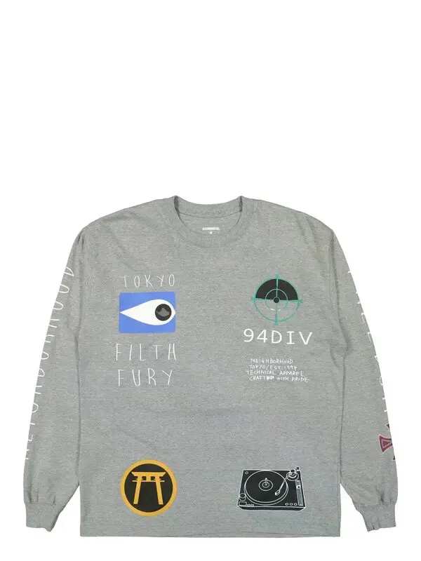 NEIGHBORHOOD Ls-10 T-shirt - Grey