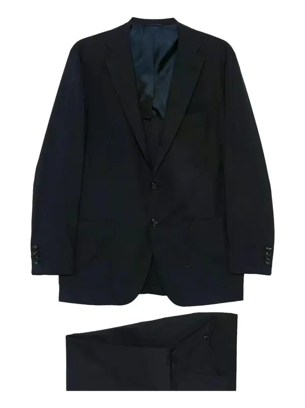 Kiton Single-breasted Suit - Blue