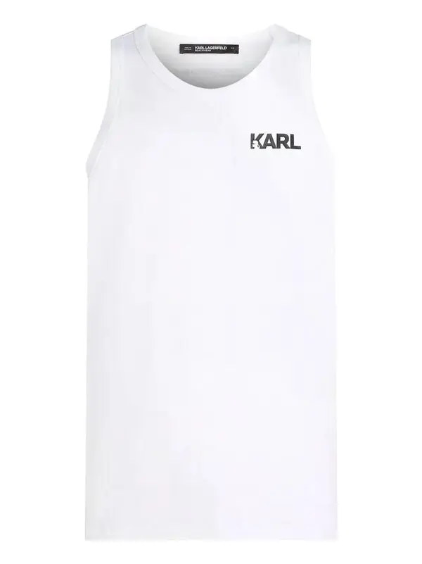 Karl Lagerfeld Karl-print Tank Top - White