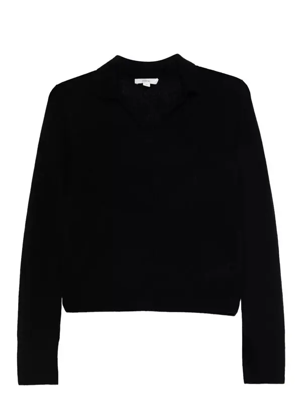 Vince Fine-knit Sweater - Black
