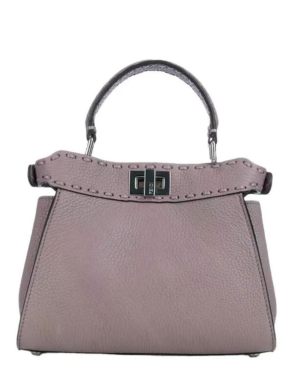 Fendi Mini Peekaboo Tote - Purple
