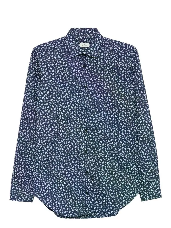 Etro Paisley-print Shirt - Blue