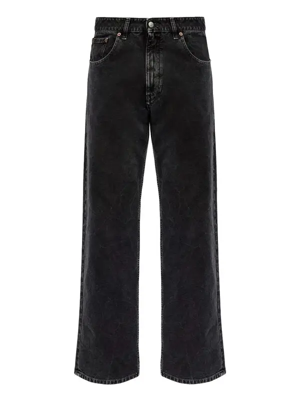 MAISON MARGIELA Five-pocket Straight-leg Jeans - Black