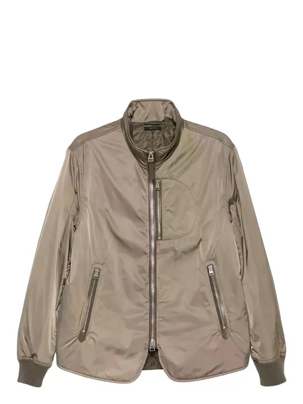 TOM FORD Technical-satin Jacket - Green