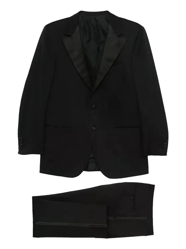 Kiton Single-breasted Suit - Black