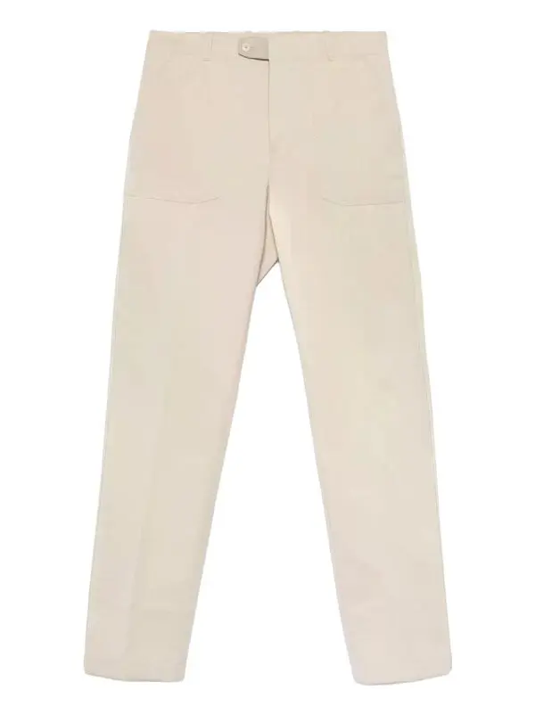 Brioni Cotton Trousers - Neutrals