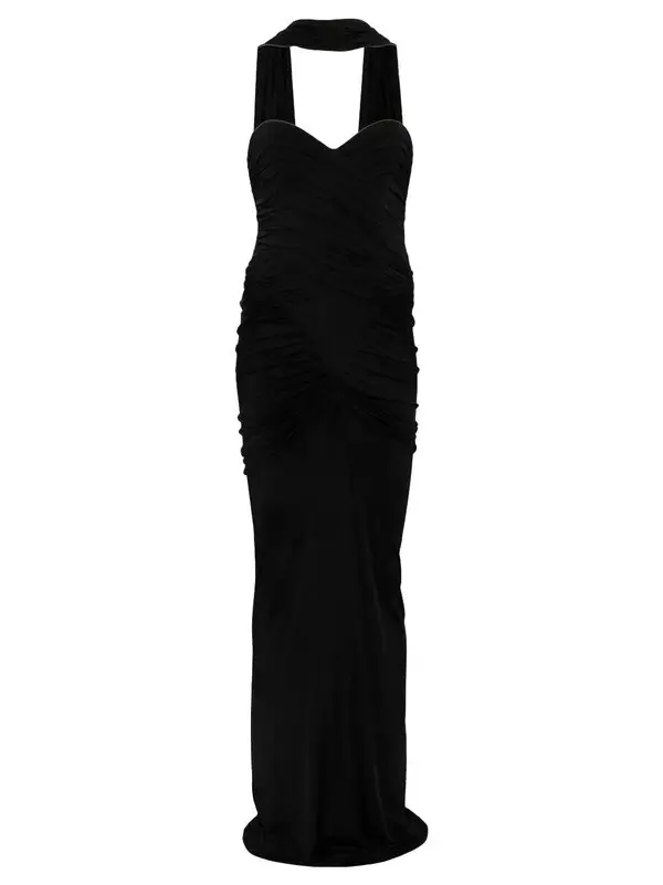 THE NEW ARRIVALS ILKYAZ OZEL Samsara Gown - Black