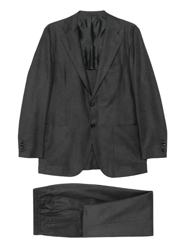 Kiton Single-breasted Suit - Grey