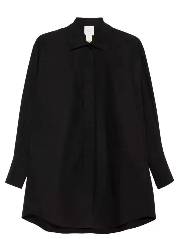 Patou Iconic Shirt Dress - Black