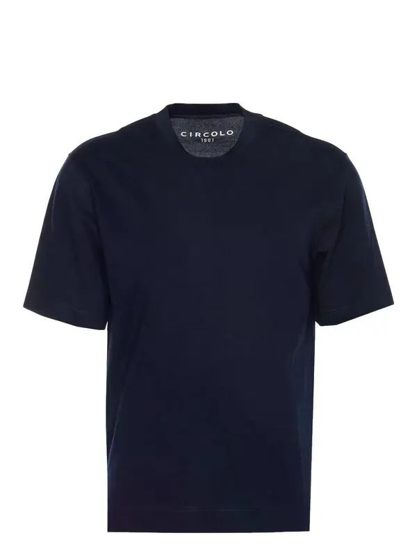 CIRCOLO 1901 Short Sleeve T-shirt - Blue