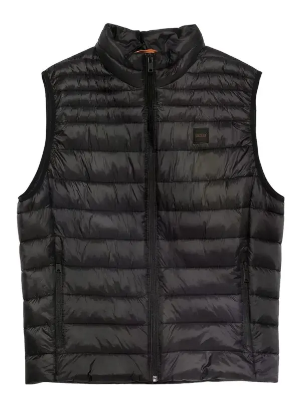 Hugo Boss Water-repellent Quilted Gilet - Black