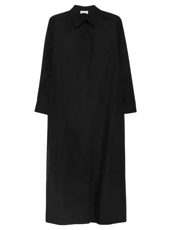 P.a.r.o.s.h Canyox Maxi Shirt Dress - Black