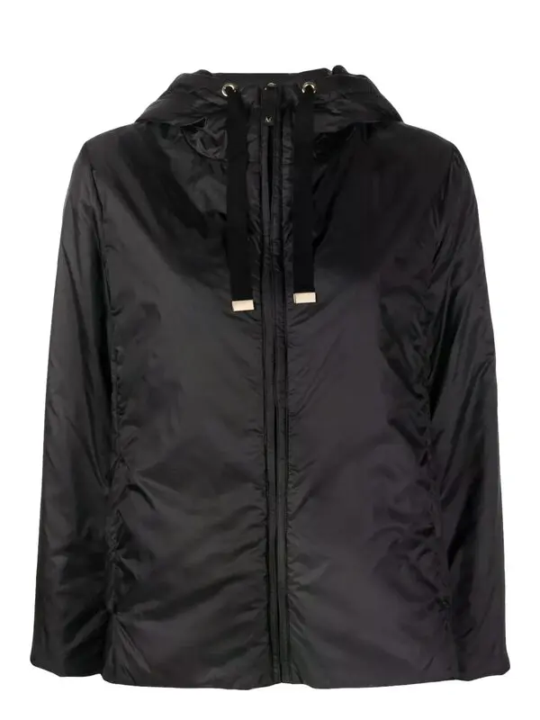 Max Mara Hooded Travel Jacket - Black