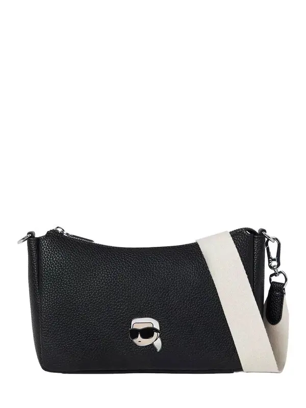 Karl Lagerfeld Ikon Shoulder Bag - Black