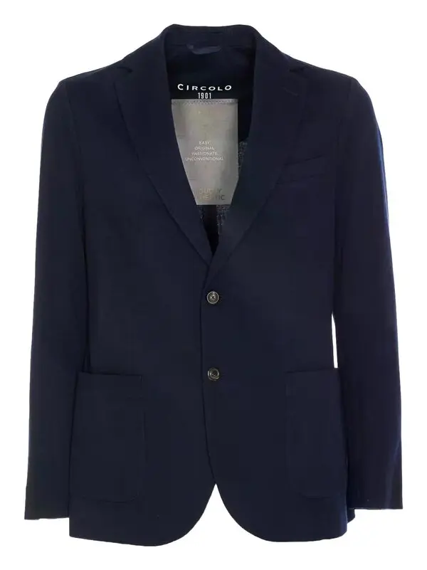 CIRCOLO 1901 Single-breasted Blazer - Blue