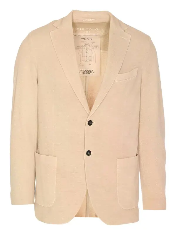 CIRCOLO 1901 Single-breasted Blazer - Neutrals