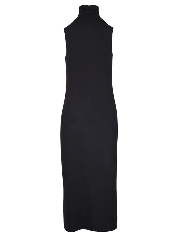 Vince Halterneck Long Dress - Black