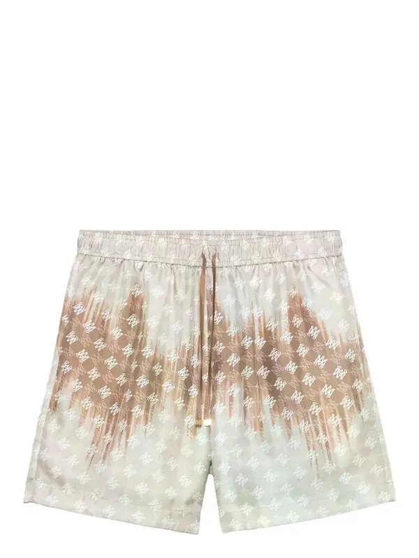 Amiri Ma Quad Bleached Shorts - Neutrals