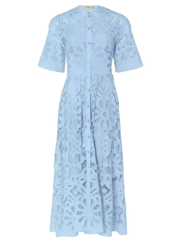 TEMPERLEY LONDON Guinevere Shirt Dress - Blue