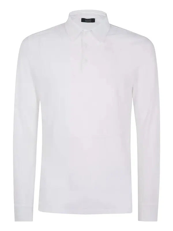 ZANONE Ice Cotton Polo Shirt - White