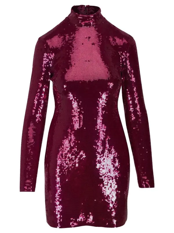 Veronica Beard Sequin-embellished Dress - Red