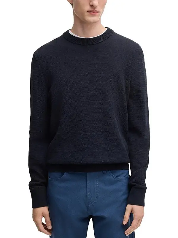 BOSS Ecaio Sweater - Dark Blue