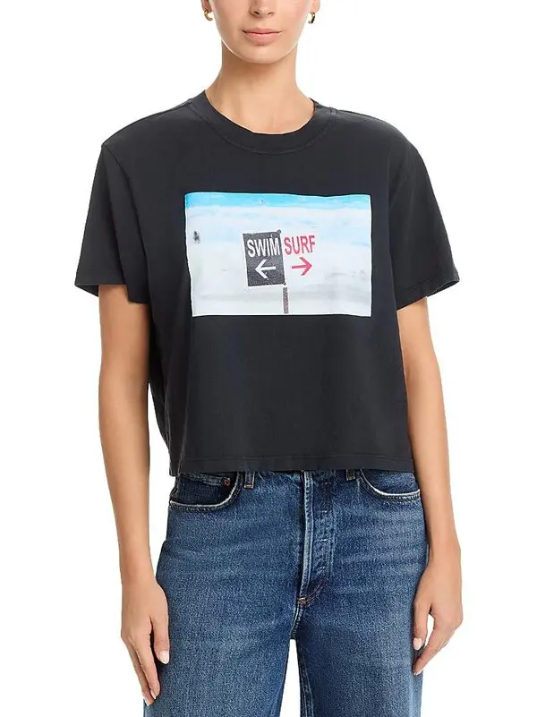 ASKK NY Graphic Boyfriend Tee - Swim Surf