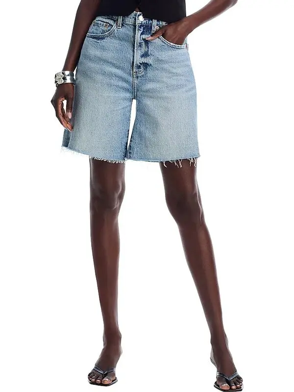 PISTOLA Kaylee High-rise Denim Shorts - Boulder